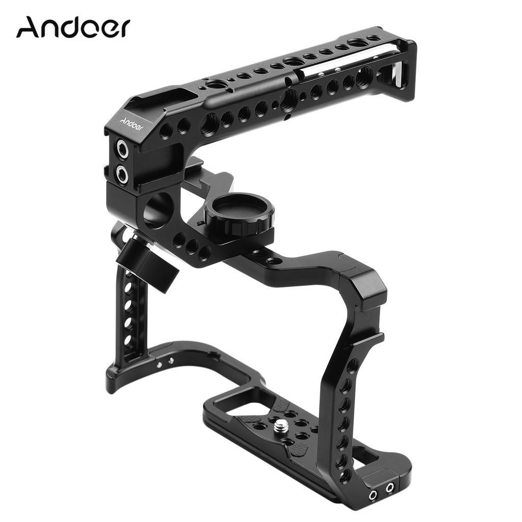 Cheap Aluminum Alloy Camera Cage + Top Handle Kit Replacement for Canon ...