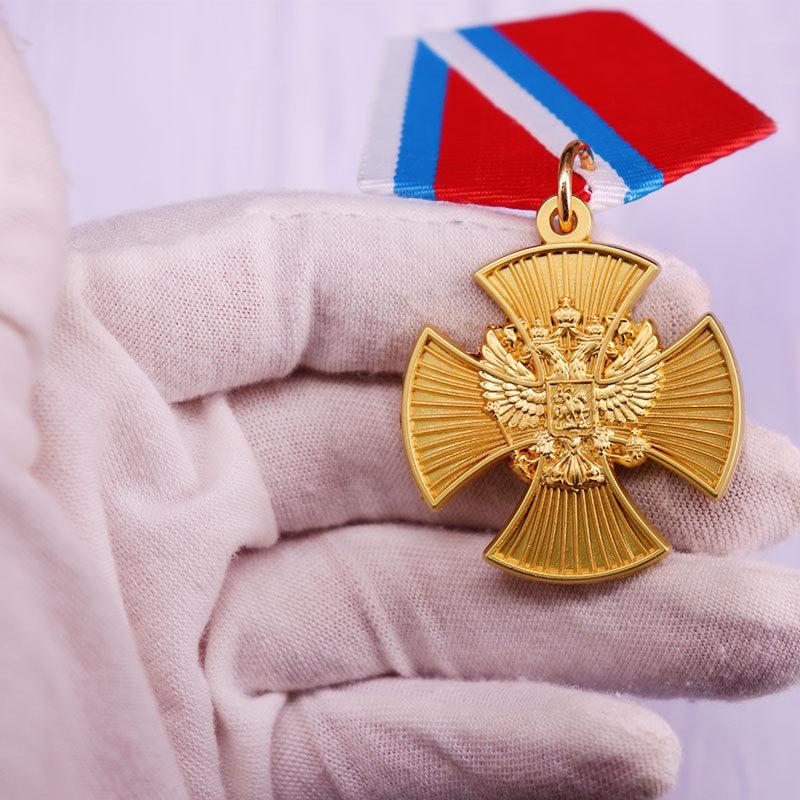 Cheap Copy Russia St George's Cross of Courage Merit Badge Two-headed ...