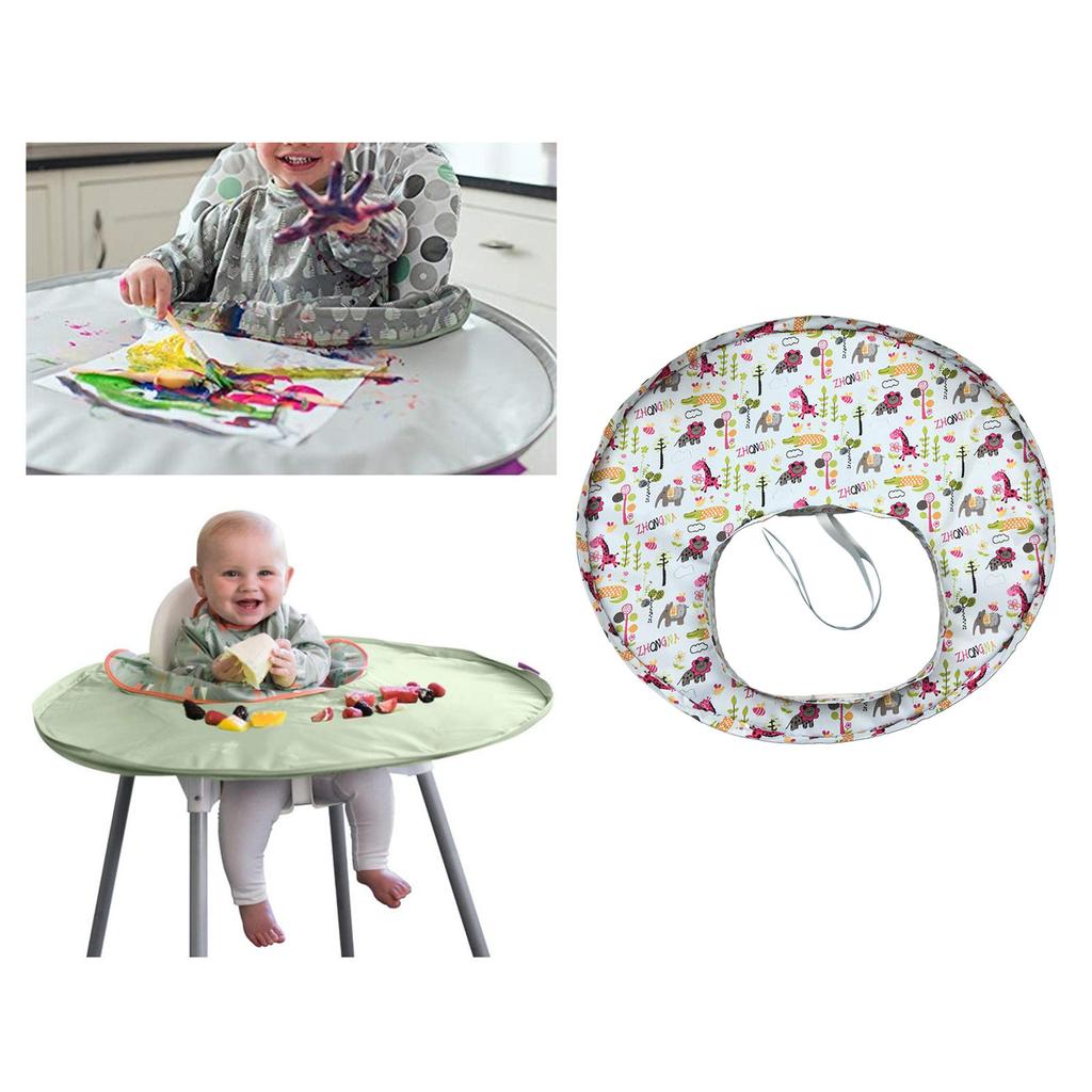 Buy Portable Baby Eating Table Mat Cushion Table Mat Cover for Toddler ...
