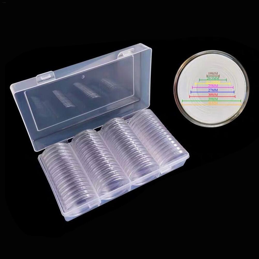 Buy Adjustable Coin Storage protection Box coin collection storage box ...
