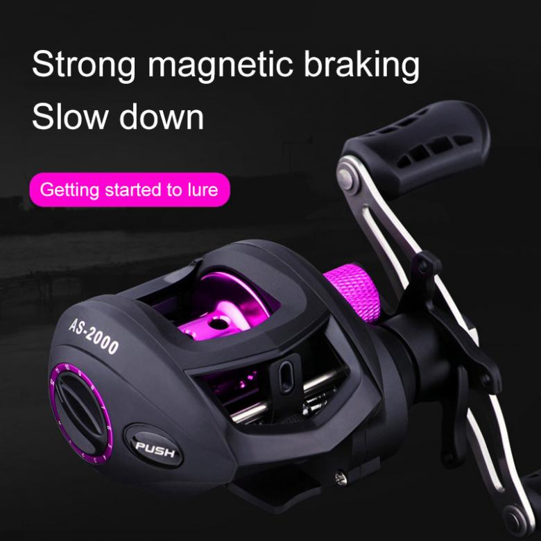 Buy Baitcasting Fishing Reel 7.0:1 5.5KG / 12LB Bait Casting Wheel Left ...