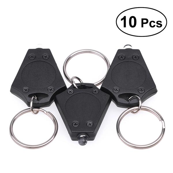 Buy 10 PCS LED Light Keychain Mini Flashlight Ultra Bright Key Ring ...