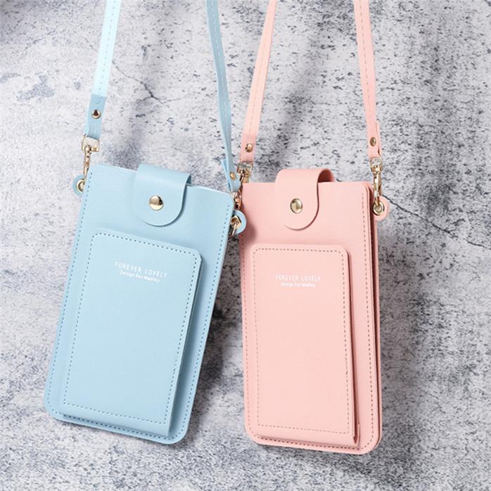 Buy Women Fashion Touch Screen Phone Bag Ladies Cell Phone Purse Card ...