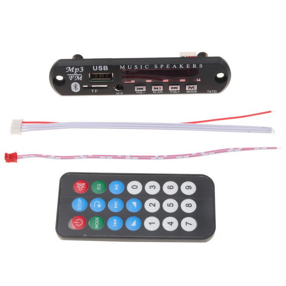 Buy 5V 12V Bluetooth MP3 Player Decoder Board MP3 Decoder Board FM ...