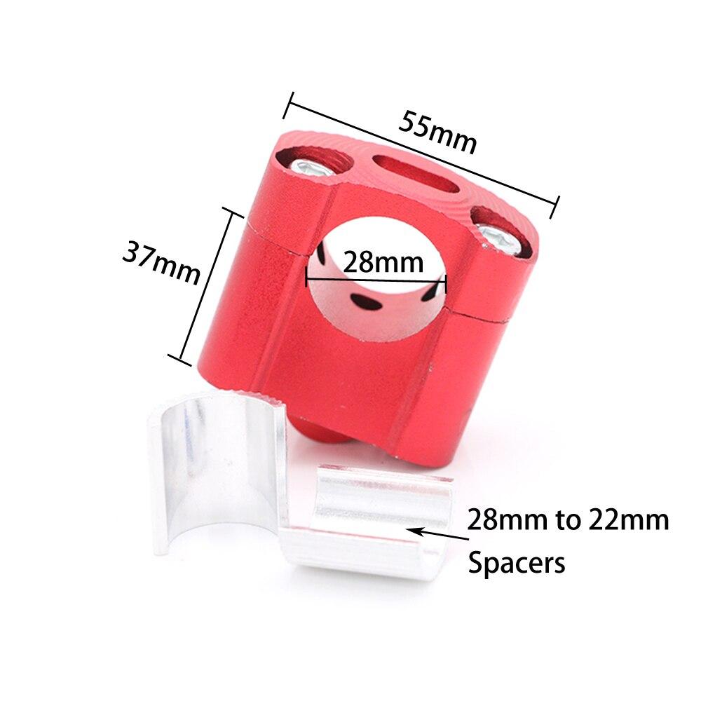 Cheap 2 pcs CNC 22mm 28mm Off Road Motorcycle Handlebar Riser Clamps Motorbike Steering Wheel ...