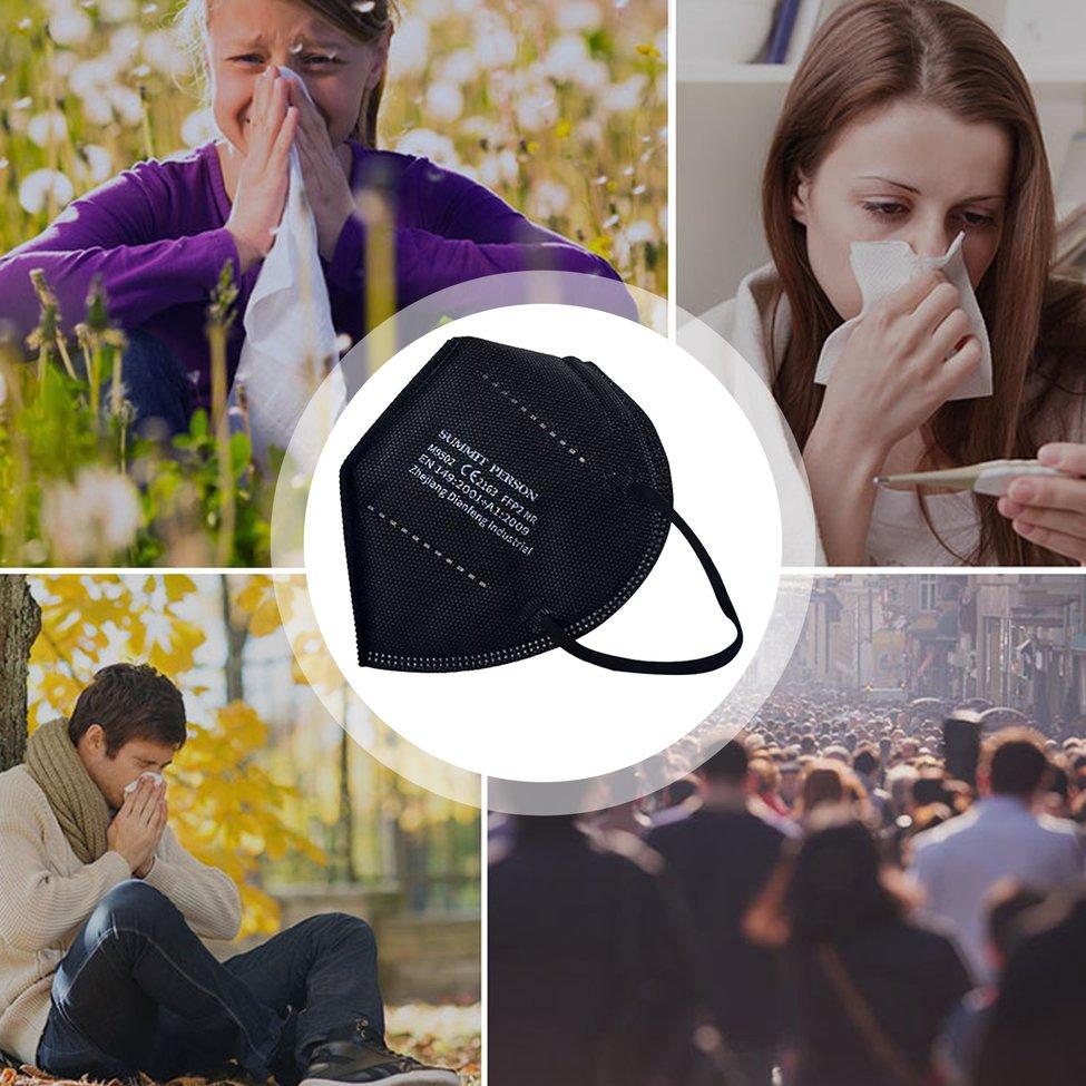 10pcs/set Disposable Dustproof Face Mask Safety Face Protection Anti ...