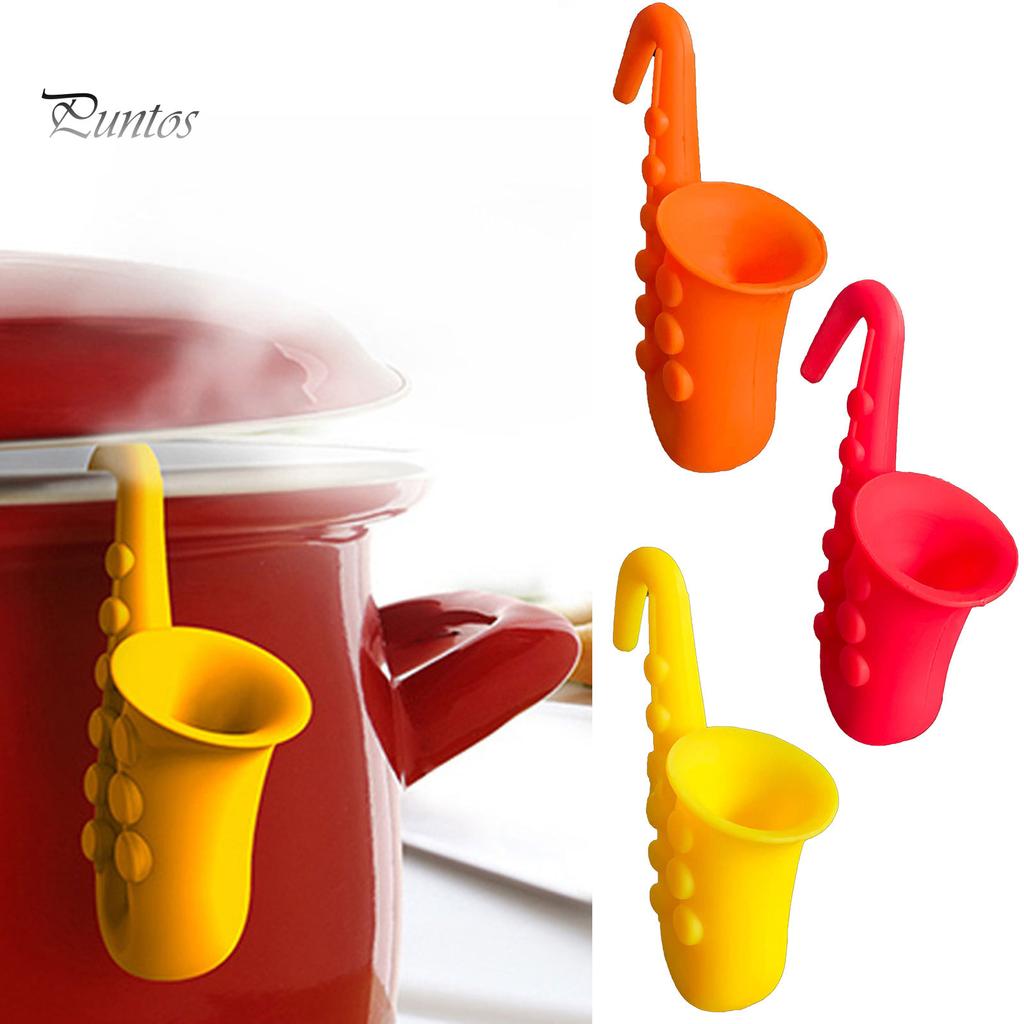 Buy Puntos Kitchen Horn Saxophone Shape Overflow Pot Cover Spill-Proof ...