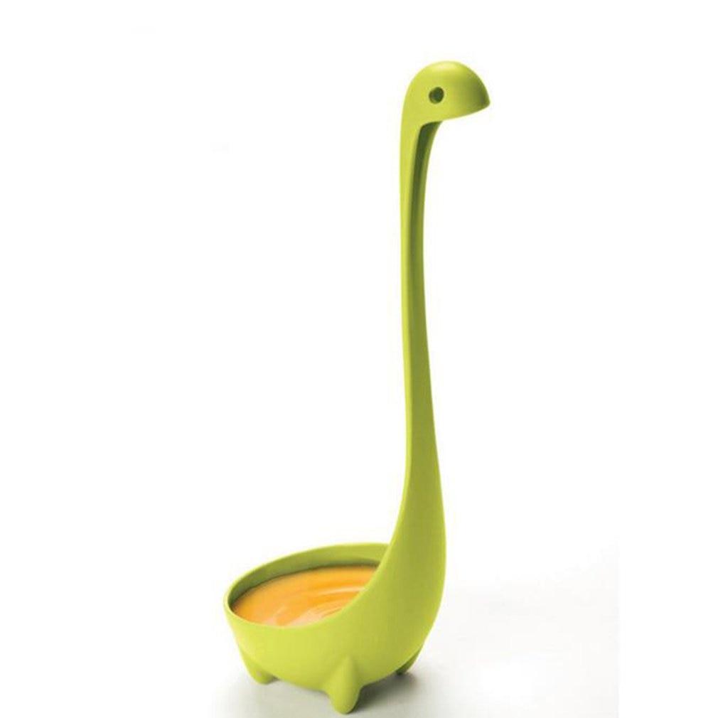 Buy Creativity Dinosaur Soup Spoon Food Grade PP Long Handle Vertical ...