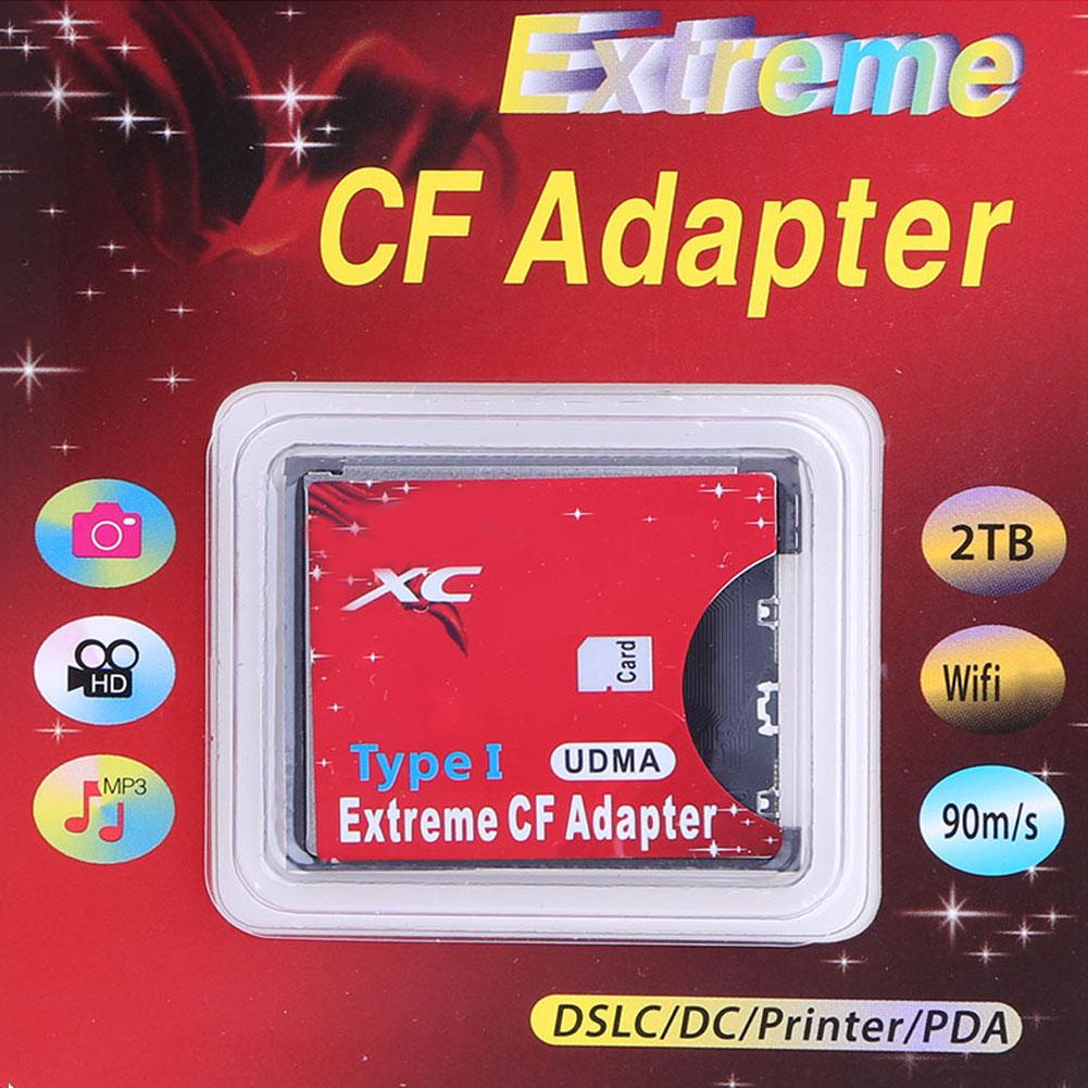 Buy WiFi SDHC SDXC for SD To CF Type 1 Compact Flash Memory Card Reader Adapter at affordable ...