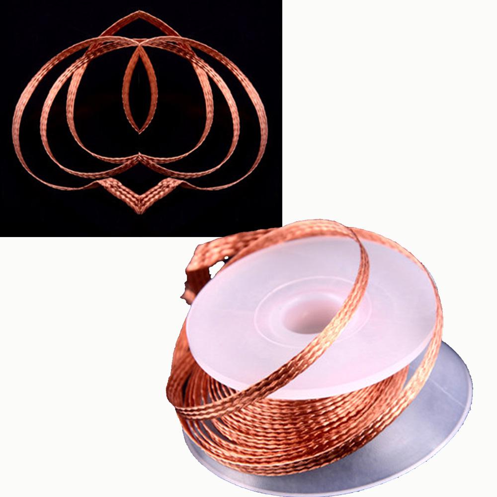 Buy 4 Pack 0.75m 2.0mm Desoldering Braid Solder Remover Wick Copper ...