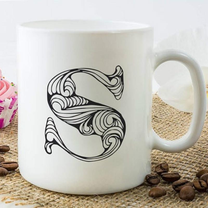 Buy Initial Mug ,Monogram Mug ,Monogram Mug at affordable prices — free ...