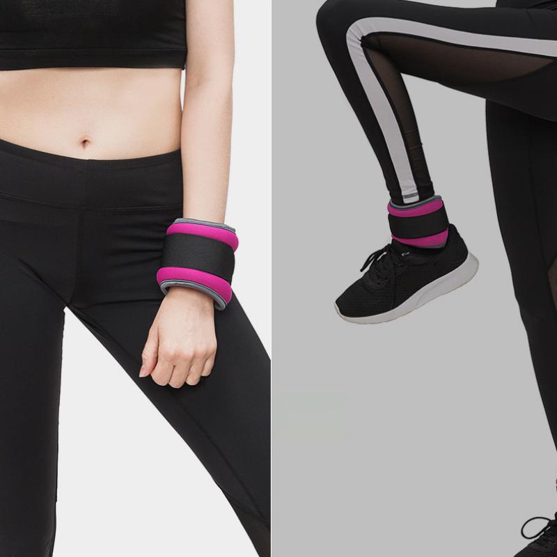 Buy 0.5KG/1KG Adjustable Leg Ankle Wrist Sand Bag Weights Training ...
