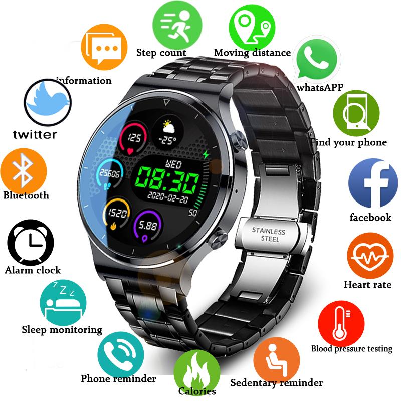 Smart Watch call function Heart rate and blood pressure monitor IP68 ...