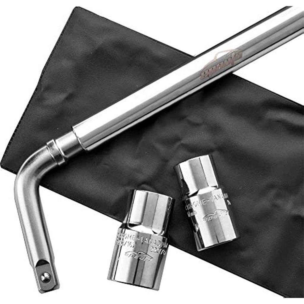 Cheap Telescoping Lug Wrench Wheel Wrench With CR-V Sockets (17/19 21 ...