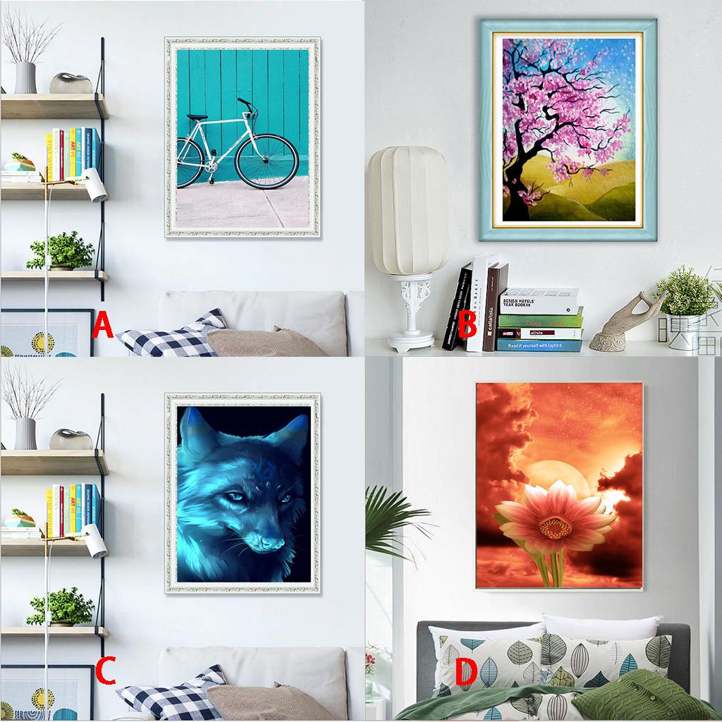 Buy 5D Embroidery Rhinestone Pasted DIY Diamond Painting Cross Stitch ...