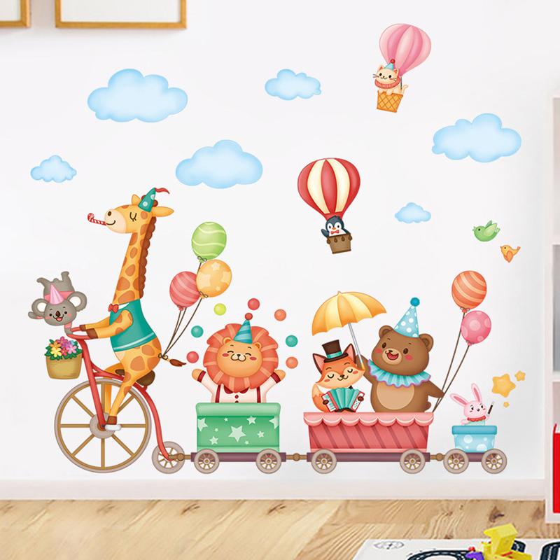 Buy Cute Cartoon Animal Kids Room Decoration Stickers Home Decor ...