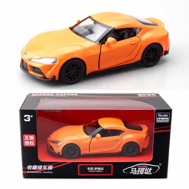 Buy 1 /36 Toyota Supra Metal Car Alloy Diecast With Pull Back Model Car ...