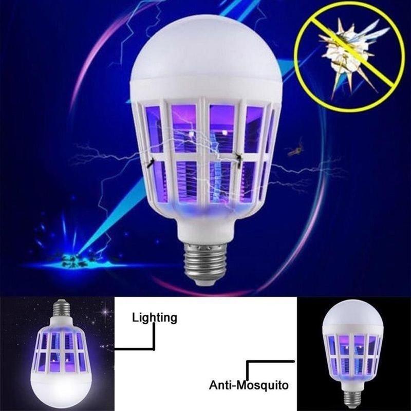 LED Insect Zappers Light Bulb Anti-Mosquito Flying Insect Moths Killer ...