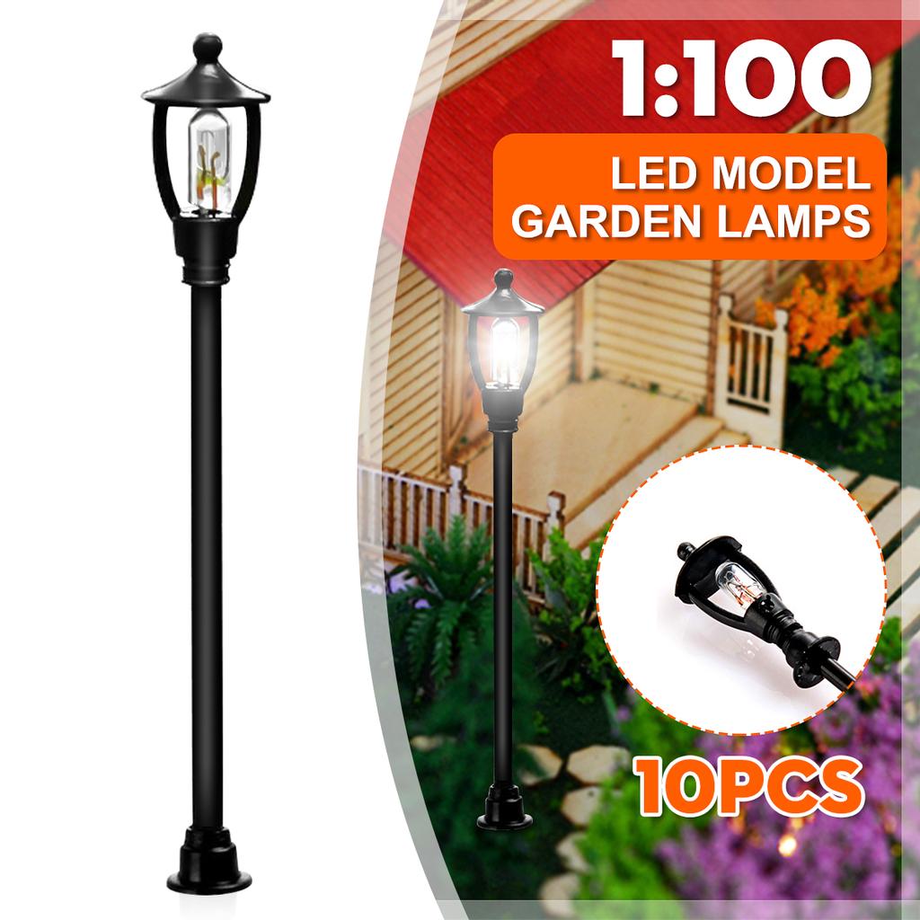 Buy Model Layout LED Garden Lights Railroad Lamppost Lamps Led Street ...