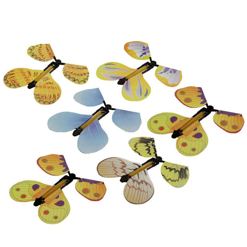 Buy Maijiabao 6pcs New Flying Butterfly Wind Up Magic Toy Trick Prop ...