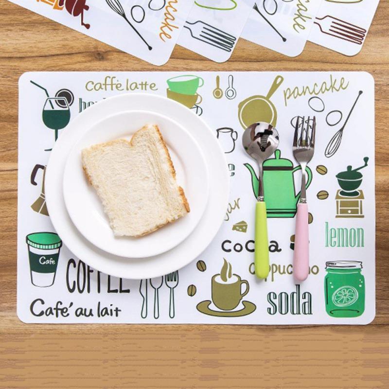 Buy Minimalist Cartoon Place Mat PVC Table Mat Insulation Waterproof ...