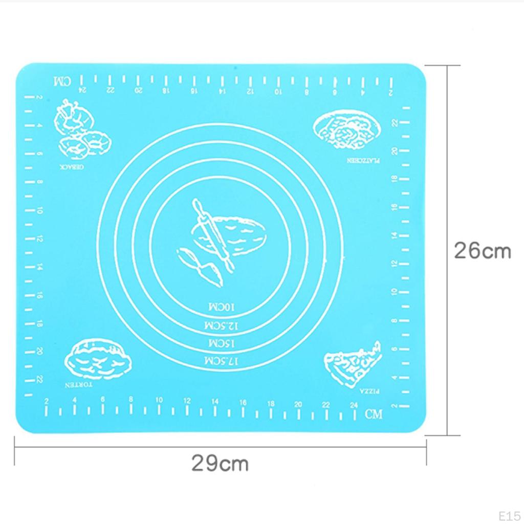 Cheap NonStick Silicone Baking Mat Extra Dough Rolling Pastry Nonslip ...