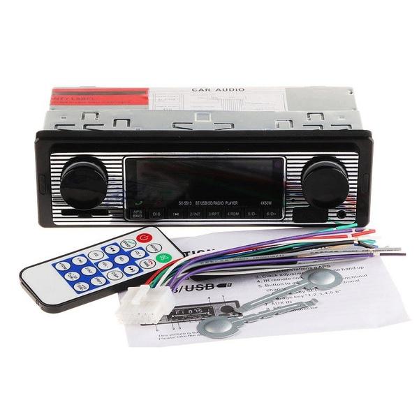 Buy Retro Fashion Bluetooth Vintage Car Radio MP3 Player Stereo USB AUX ...