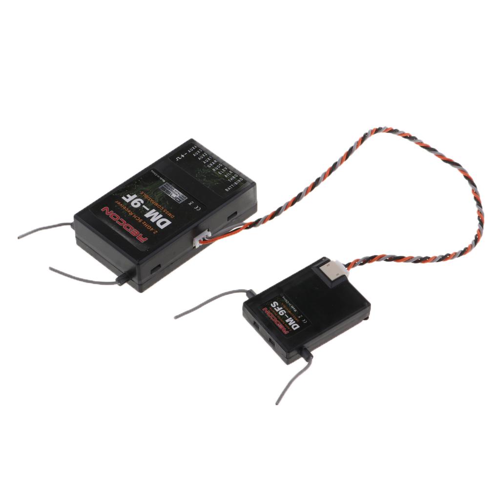 Buy REDCON 9CH DMSS Receiver DM9F Satellite for JR 2.4G Remote Control ...