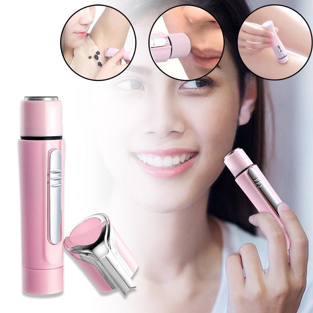 Buy Mini Electric Facial Hair Remover Shaver Face Care Painless ...