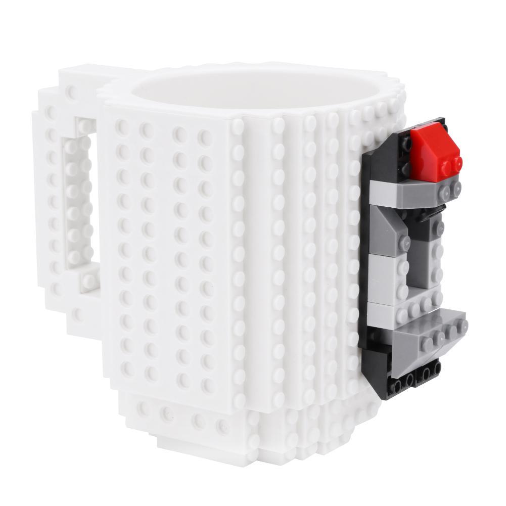 Buy 350ml Creative Milk Mug DIY Building Blocks Brick Drinking Water ...