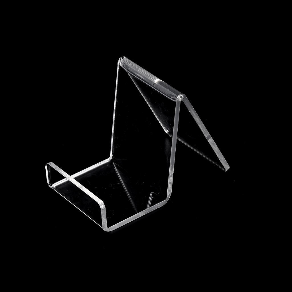Buy Universal Clear Acrylic Phone Holder Stand Smartphone Display Mount ...