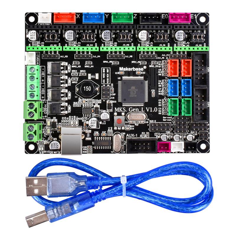 Buy Bigtreetech Mks Gen L V1.0 Controller Board 3D Printer Board Compatible Ramps 1.6 Mega 2560 ...