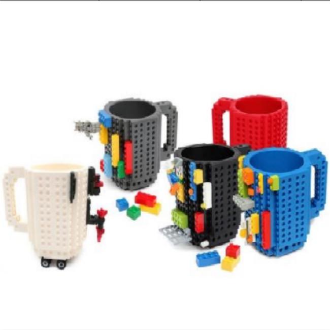 Buy Drinkware Build-on Building Blocks Mugs DIY Block Puzzle Type ...