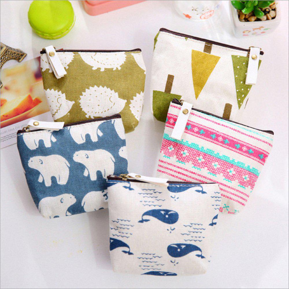 Buy Small Size Soft Canvas Coin Storage Bag Money Box For USB Cable ...
