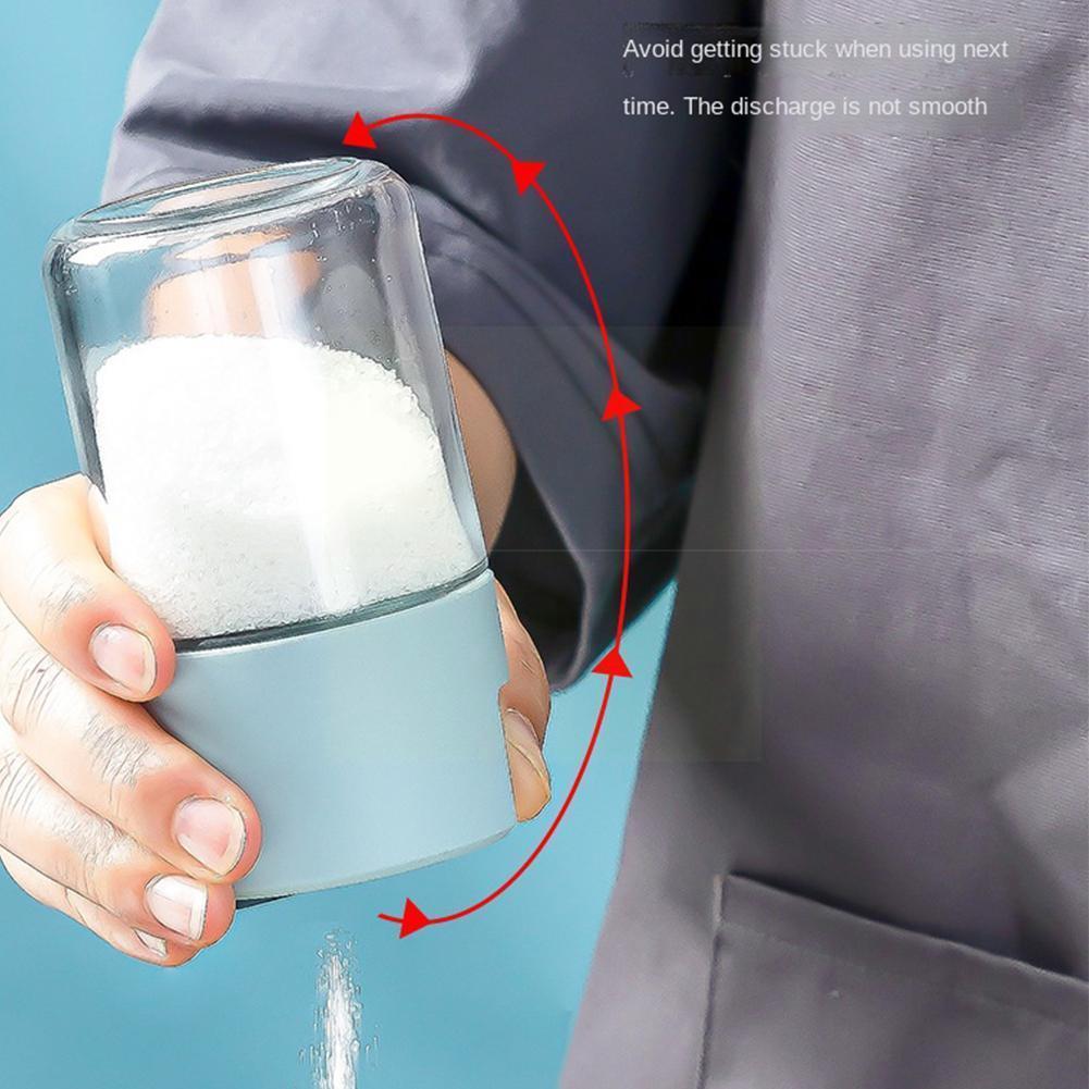 Buy Push Type Plastic Salt Dispenser Salt Sugar Bottle Seasoning Spice ...