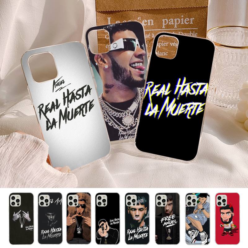 Rapper Anuel AA Real Hasta La Muerte Phone Case for iphone 13 8 7 6S ...