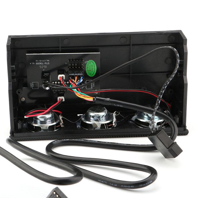 Buy Stereo Speaker PC Front Panel Computer Case Built-in Mic Music ...