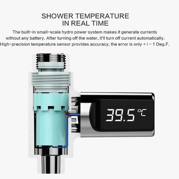Buy New LED Display Shower Faucets Water Thermometer Water Temperture ...