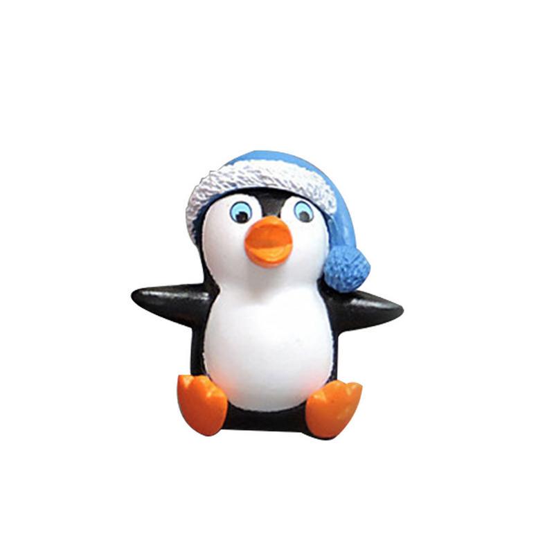 Buy 4 Pack Penguins Animal Desk Ornament Cute Desk Decoration at ...