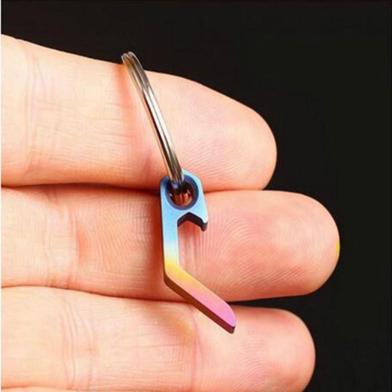 Cheap Mini Portable Bottle Opener with Ring Keychain Outdoor EDC ...