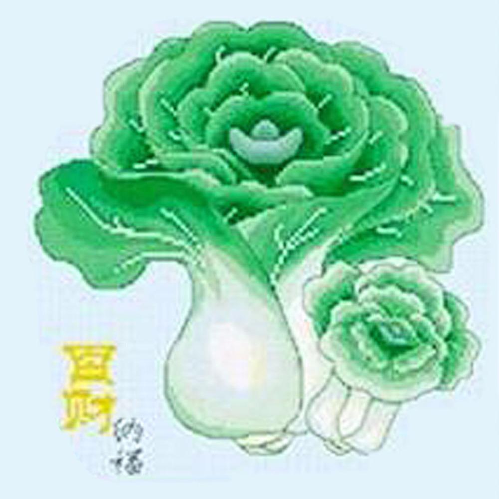 Chinese Cabbage 5D Diamond Painting Cross Stitch Full Round DIY 5D ...