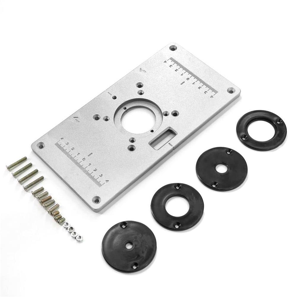 235mm 120mm X 8mm Woodworking Router Table Insert Plate-buy at a low ...