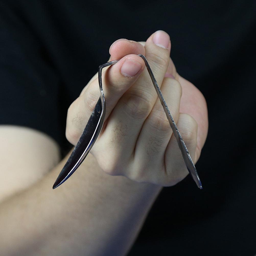 Buy 2PCS Magic Spoon Show Props Magic Spoon Props for Party Bar Home ...