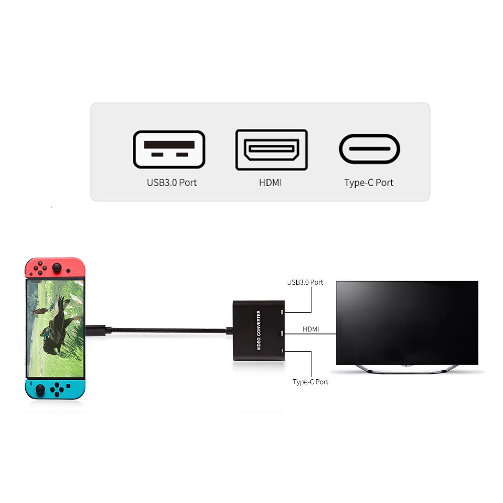 Nintendo Switch Oyun Konsolu Hdmi Converter Taşınabilir TV Adaptörü ...