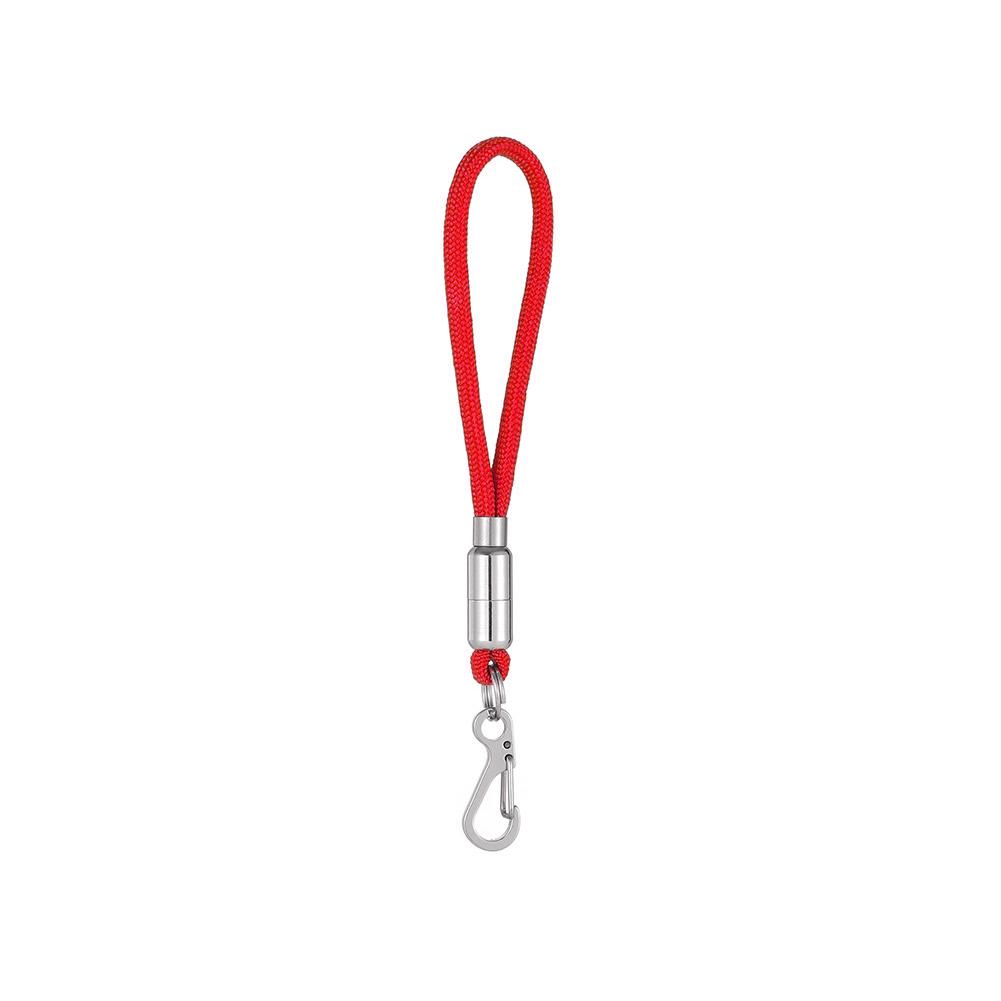 Köp Anti Lost Keychain Lanyard with Key Rings Parachute Cord Carabiner ...
