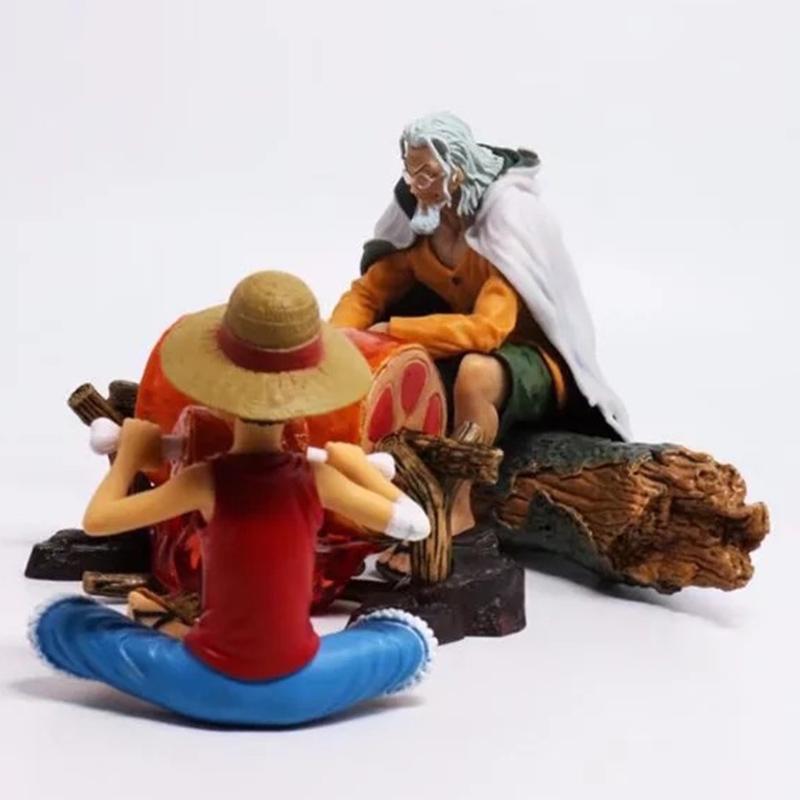 Anime One Piece Estilista Fotógrafo Hades Silvers Rayleigh y Luffy ...