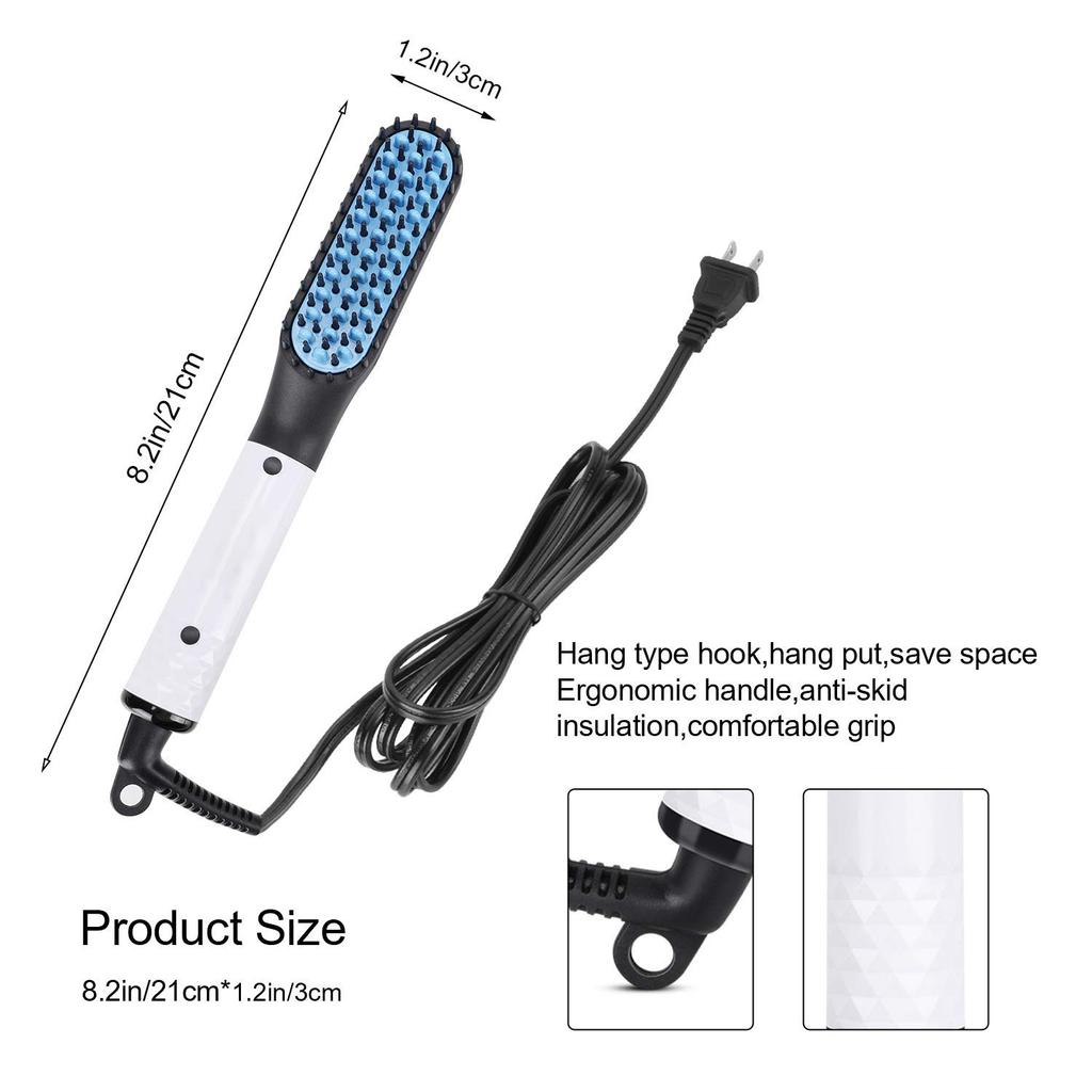 Buy Hair straightener Irons electric hair brush Beard Comb Quick Hair ...