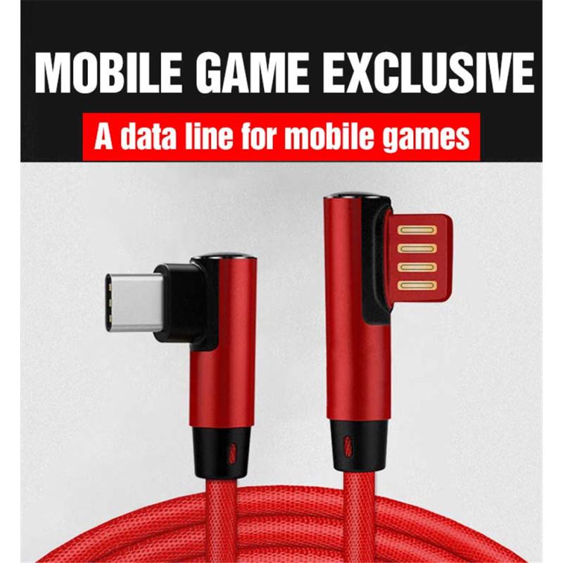 Buy 1M USB Type C Micro 90 Degree Cable for Type C Mobile Phone at affordable prices — free ...