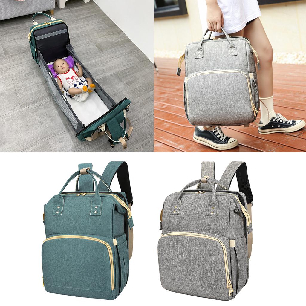 Baby Travel Bassinet Multi functional Diaper Bag Backpack Changing ...