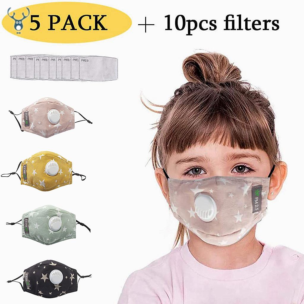 Buy Reusable Cartoon Dustproof PM2.5 Pollution Respirator Cover Kid ...